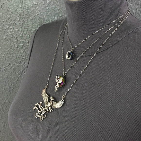 Hand Crafted | Jewelry | Rising Phoenix Silver Handmade 3layer ...